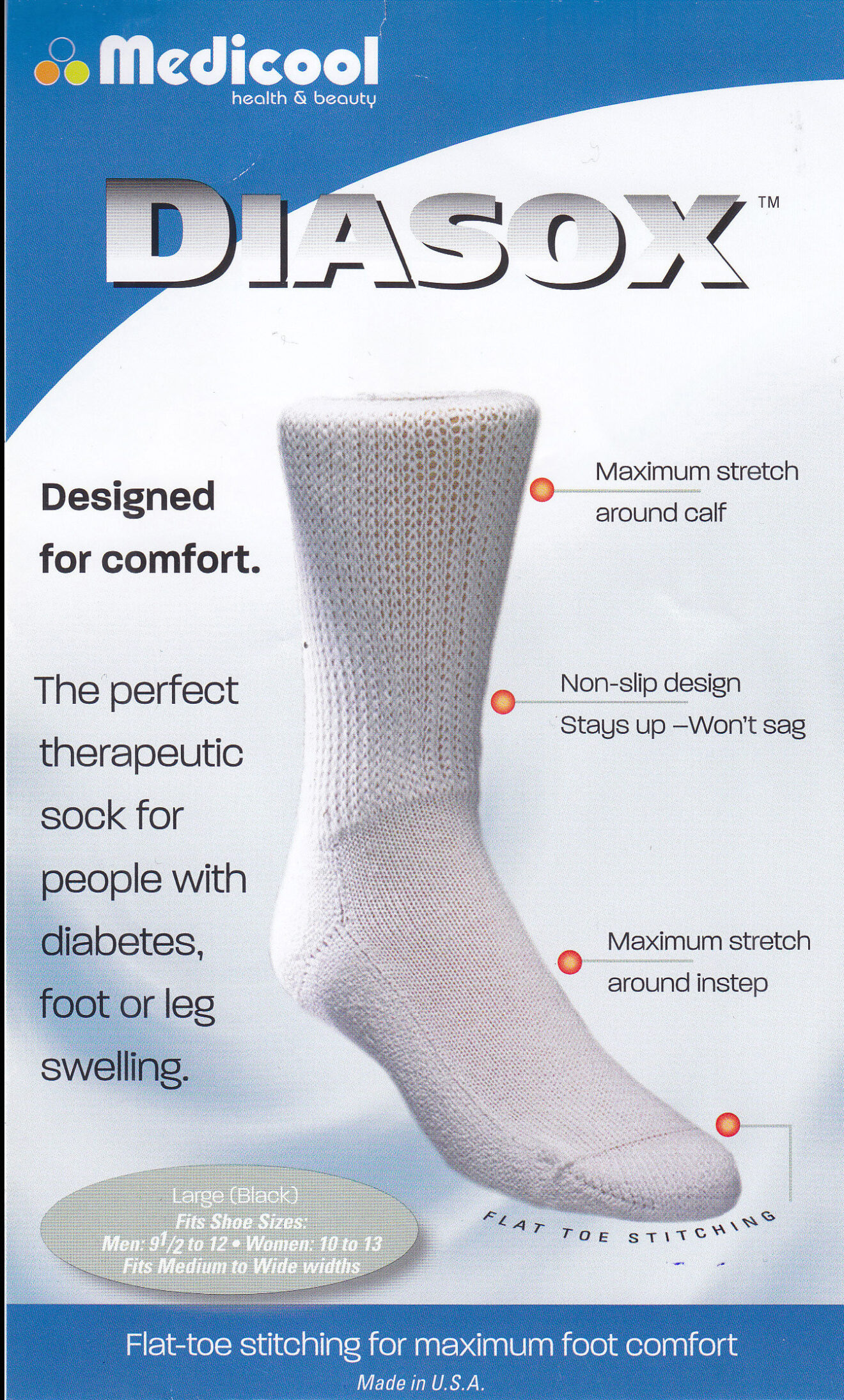Diasox Plus Super Stretch Diabetic Socks 24 Pack | Love Is Patient ...